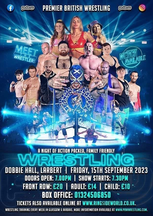 Wrestling night - Dobbie Hall