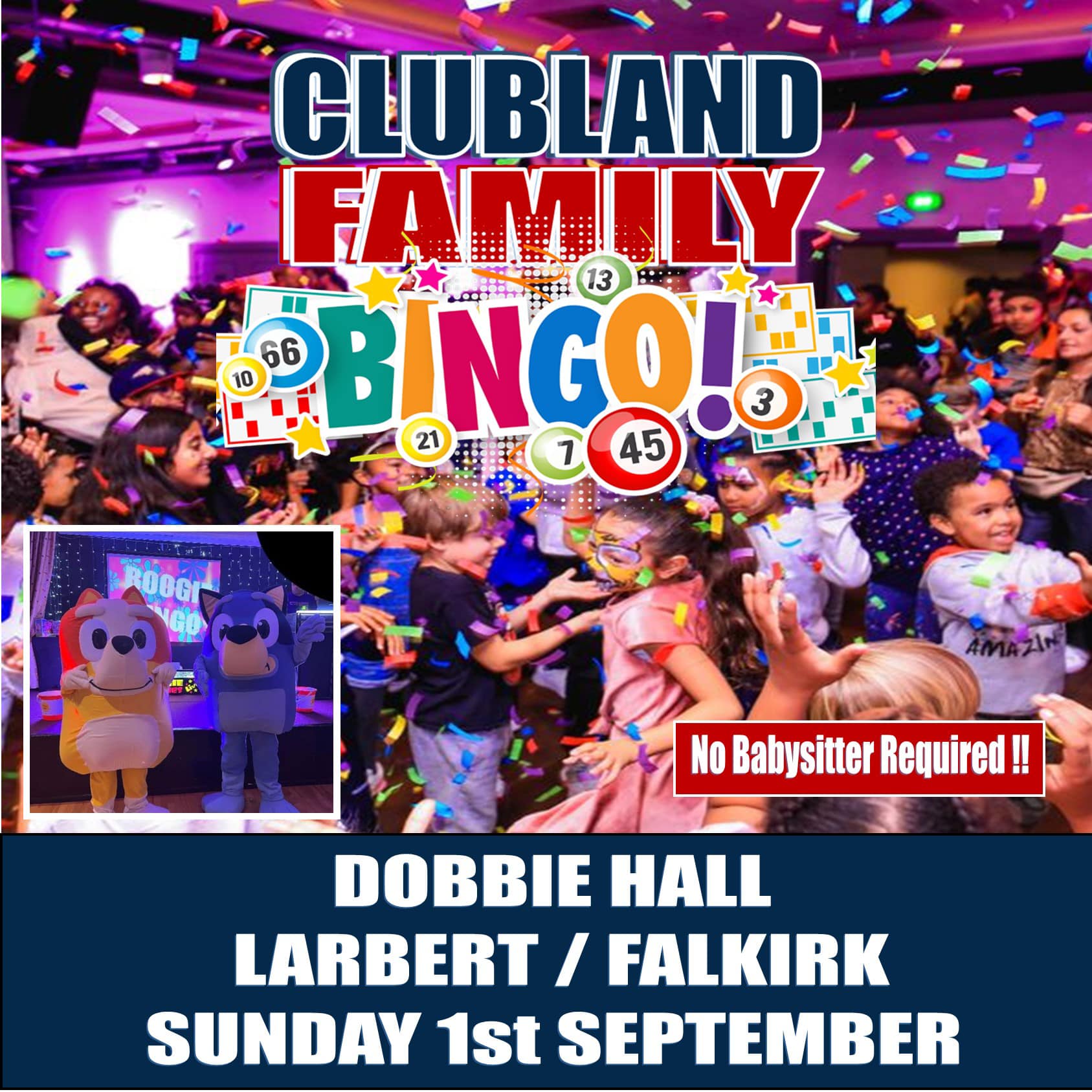 Ultimate Boogie Family Bingo - Dobbie Hall