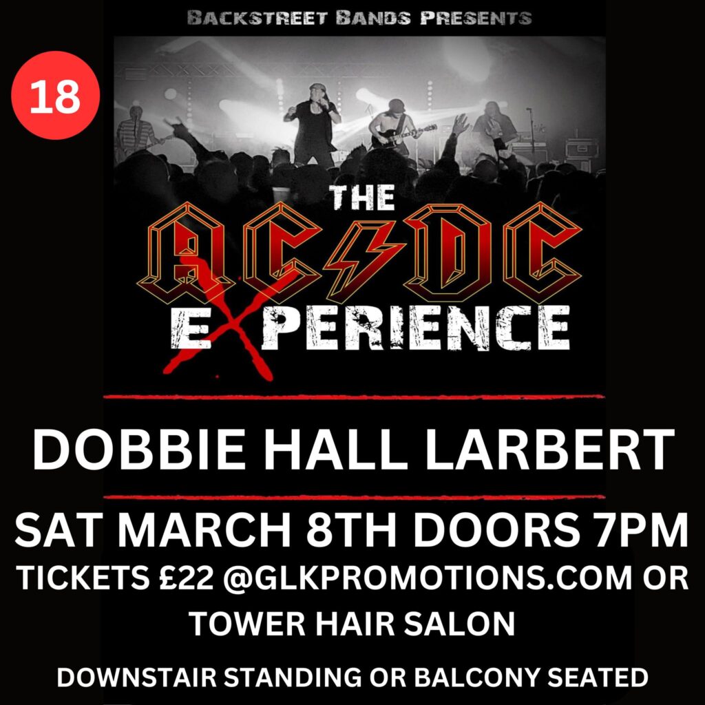 ACDC experience - Dobbie Hall