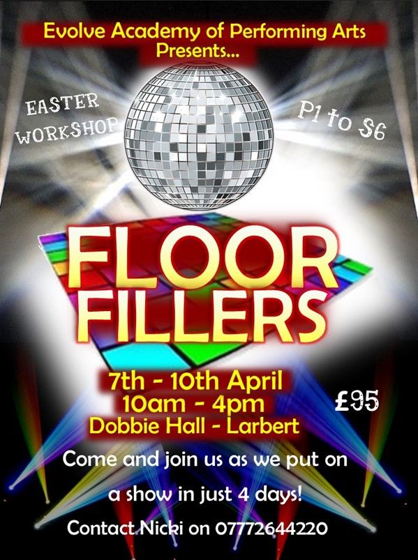 Floor Fillers - Evolve Dance Workshop - Dobbie Hall