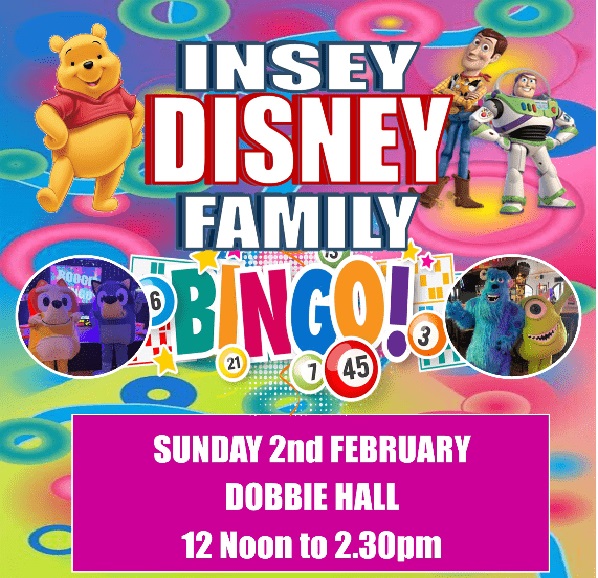 Disney Family Bingo - Dobbie Hall